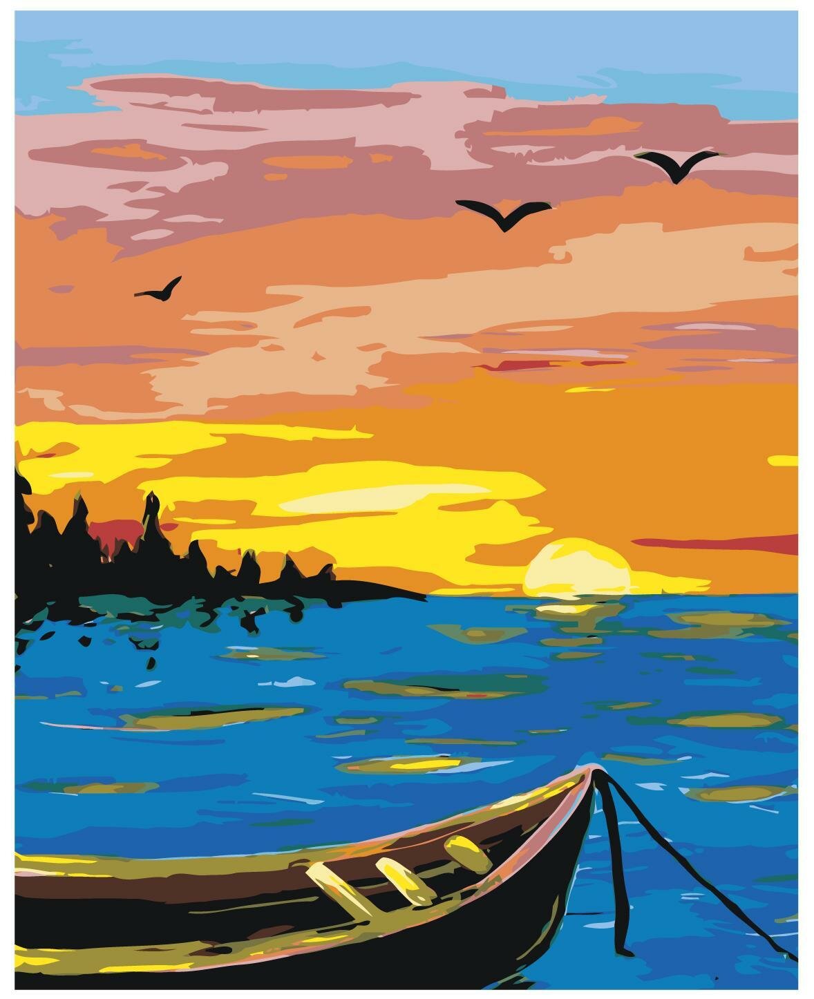 Картина по номерам, 40 x 50, RA127