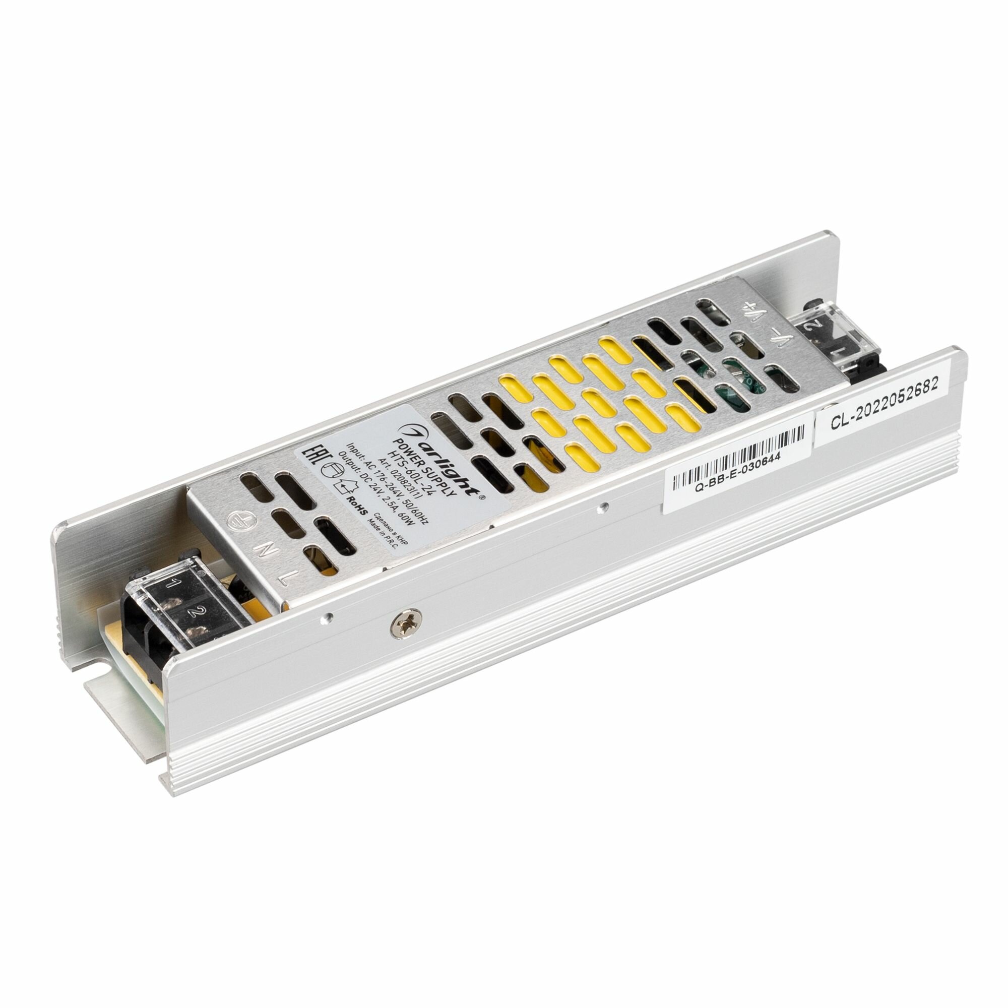 Блок питания для светодиодной ленты Arlight HTS-60L-24 (24V, 2.5A, 60W)