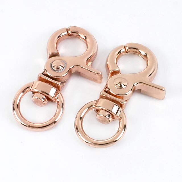 Meetee металлические пряжки 10 мм 10 шт Розовый, H4-1-RoseGold