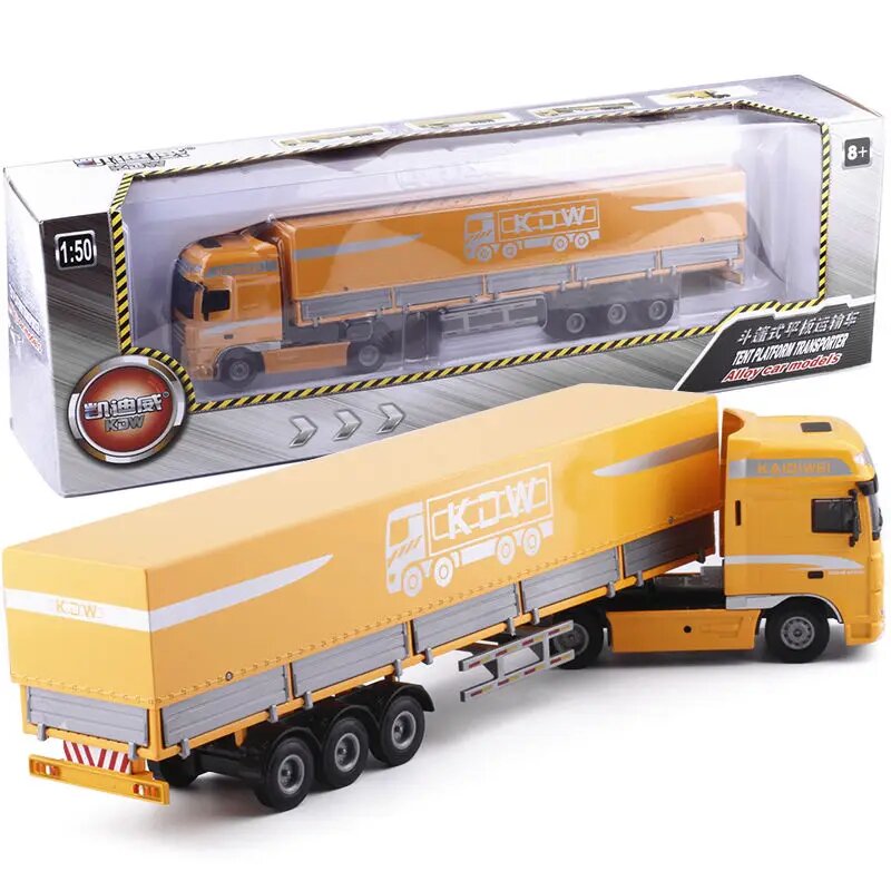 Металлический грузовик XMD 1:50 With retail box