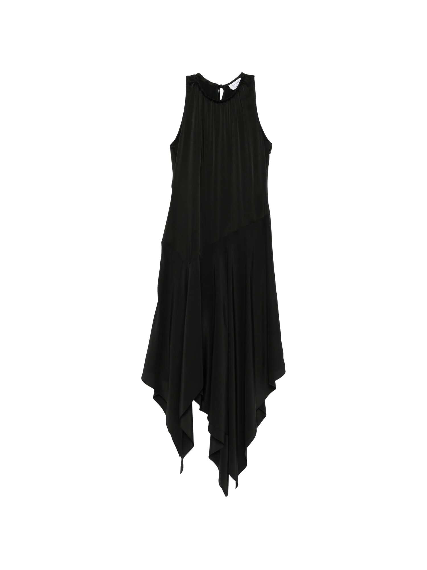Платье Handkerchief-hem halterneck midi dress