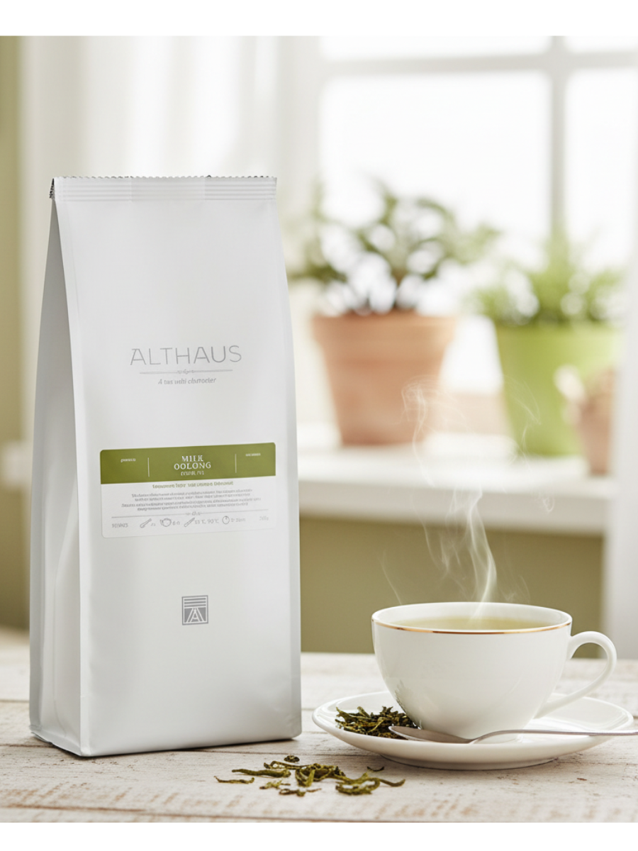 Althaus Milk Oolong чай рассыпной зеленый 250 г пакет (3435)