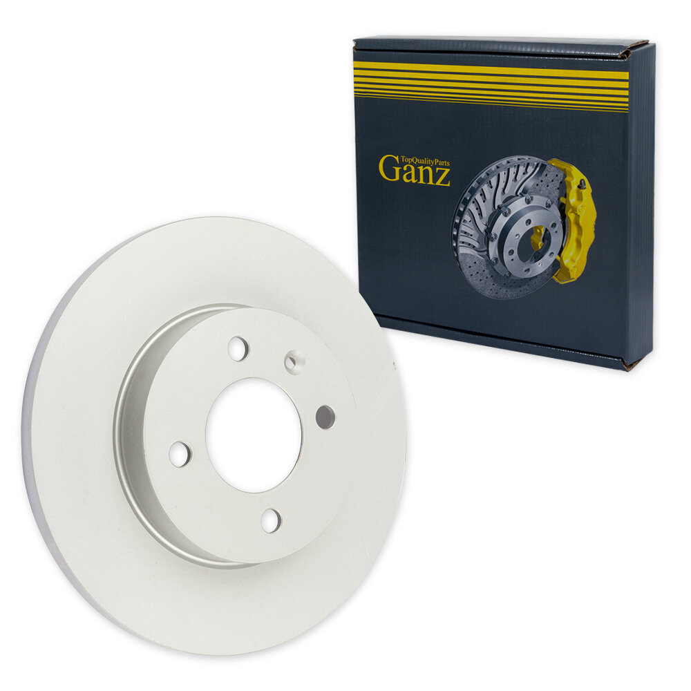 GANZ Диск тормозной передний с покрытием VW GOLF III/PASSAT B3/B4/CADDY 96-04 /D 256MM GIJ06073