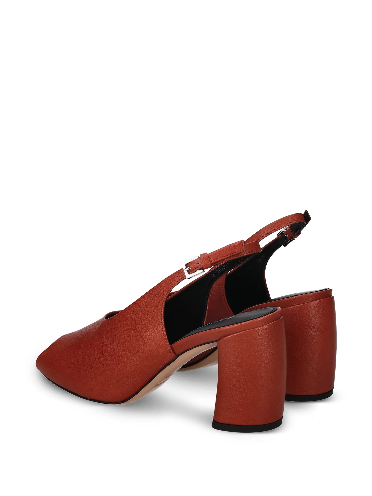 Туфли PREMIATA Peep toe slingback pumps, размер 39 EU, brown — фото 1