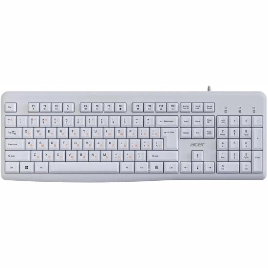 Клавиатура Acer OKW500 белый (ZL. KBDEE.01S)