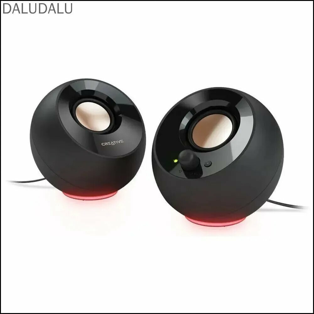 Эксклюзивные настольные аудиоколонки 2.0 Creative Pebble SE с USBC питанием и RGBосвещением