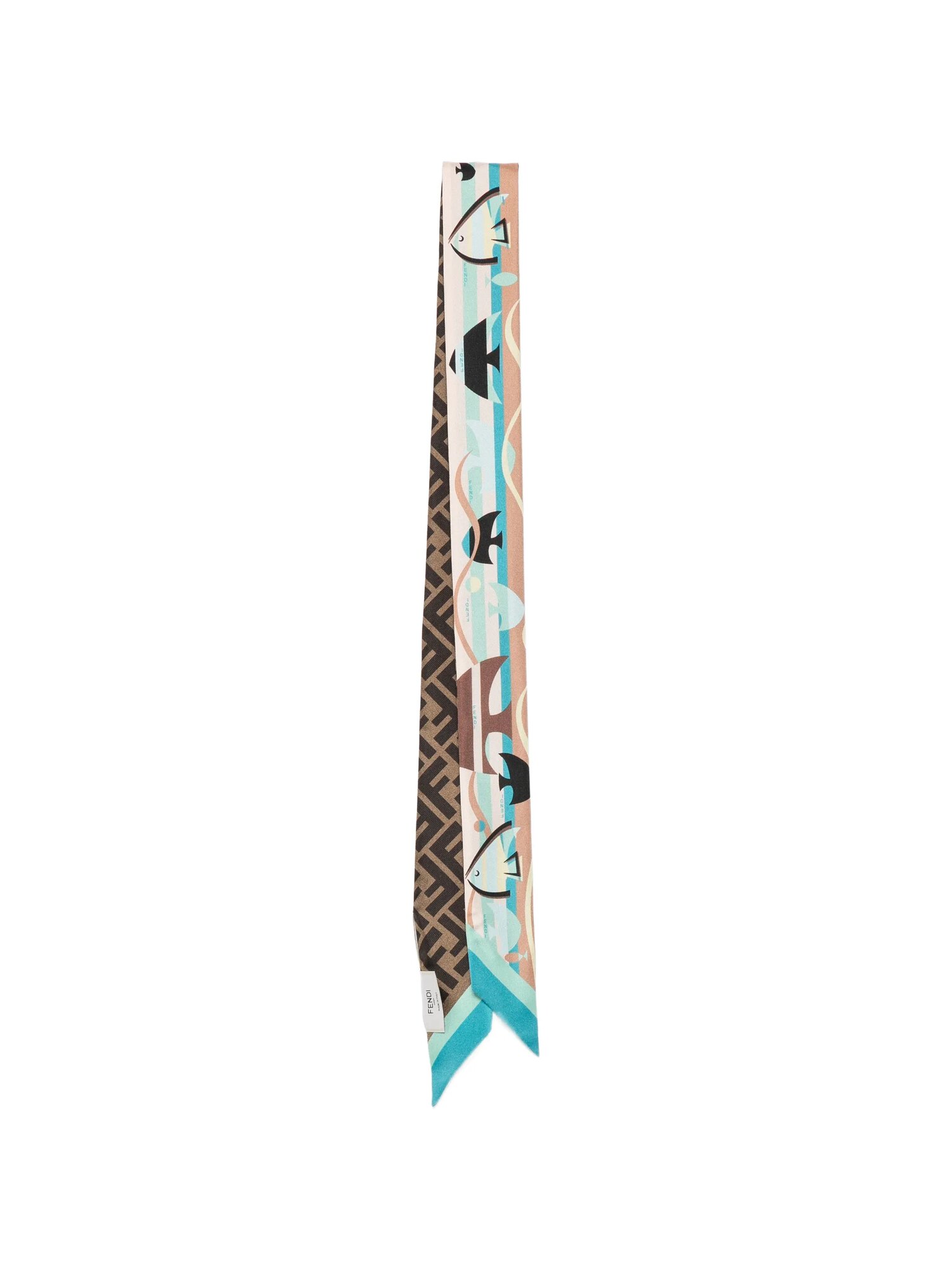 Шарф FENDI Fish-print scarf для девочек