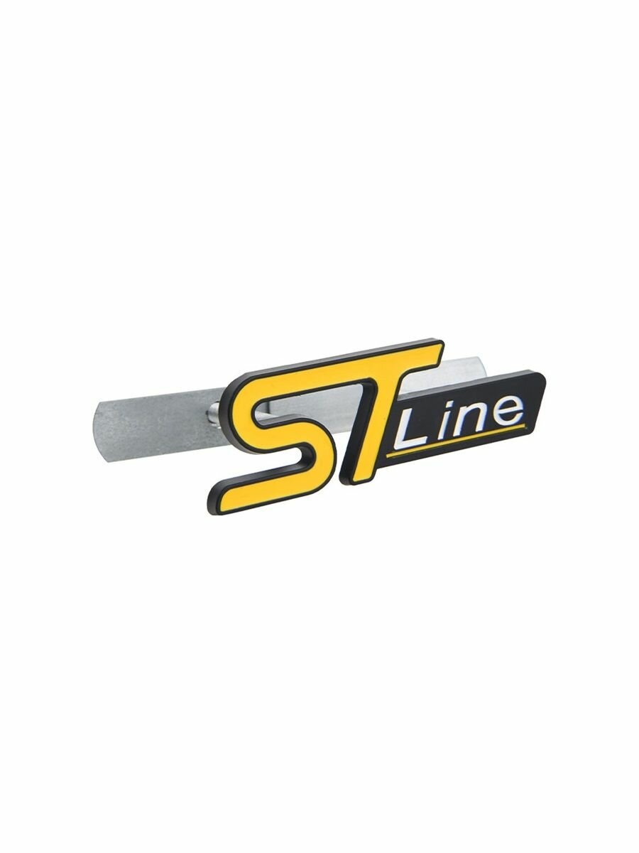 Металлическая 3D наклейка на решетку ST LINE шильдик для Форд автомобиль