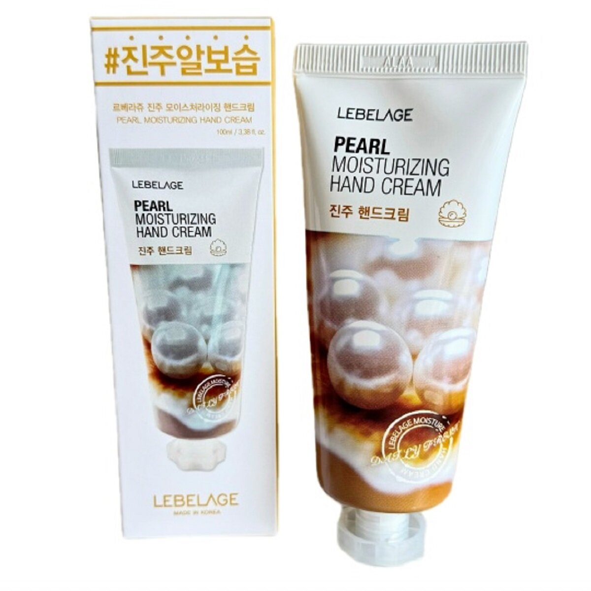 Lebelage Крем для рук с экстрактом жемчуга (100мл) Moisturizing Hand Cream Pearl