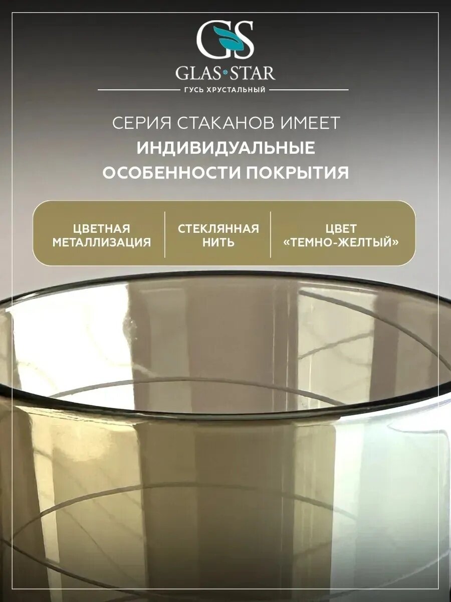 Стаканы набор для сока и воды 6 штук