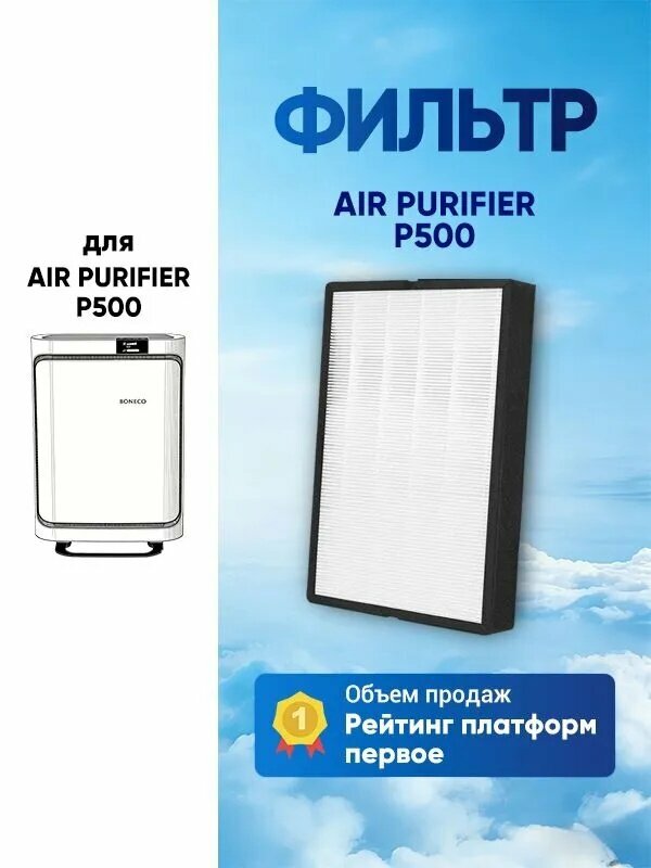 Комбинированный фильтр A503 для Boneco P500 (HEPA + угольный)