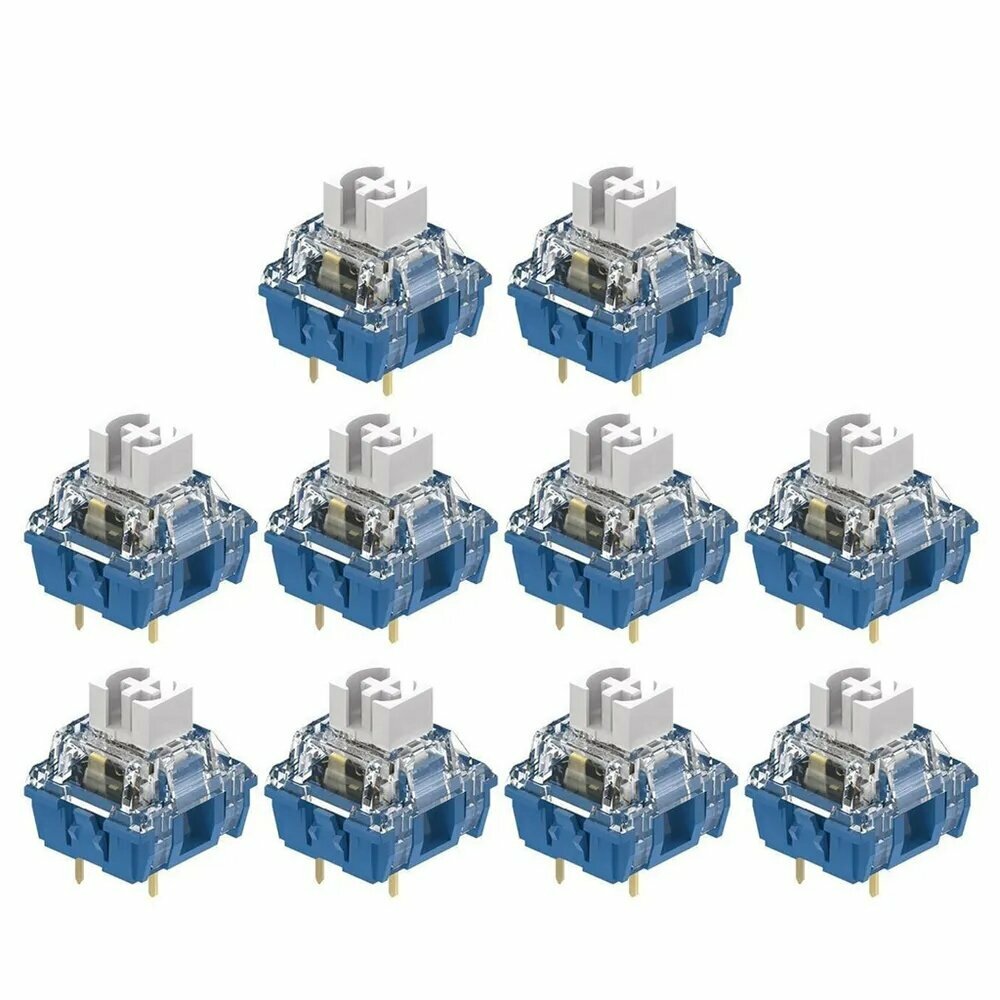 TTC Speed Silver Switch Механическая клавиатура с линейной осью на заказ 3-контактный стол пыленепроницаемый для предотвращения аварийного щелчка 10 шт.