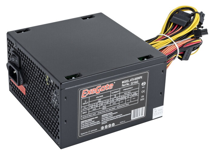 Блок питания ExeGate ATX-650NPX 650W (EX259604RUS-S)