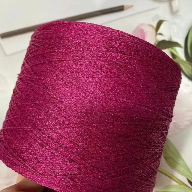 ALLISWEL Хлопковая пряжа с золотым и серебряным блеском jiuhong(100grams)