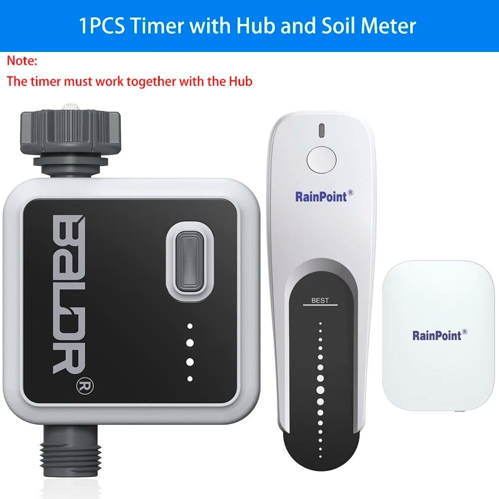 BALDR Умный таймер полива с Hub и Soil Meter