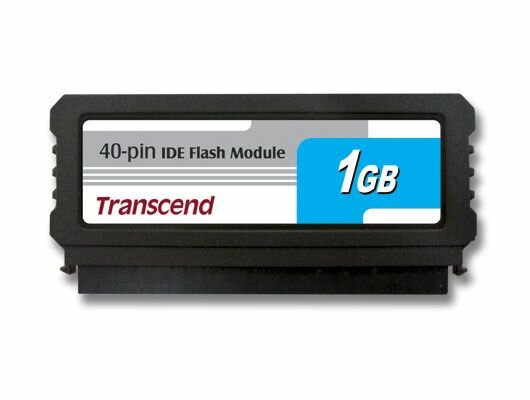 Промышленный модуль памяти Transcend TS1GDOM40V-S 1GB IDE 40PIN Flash Module