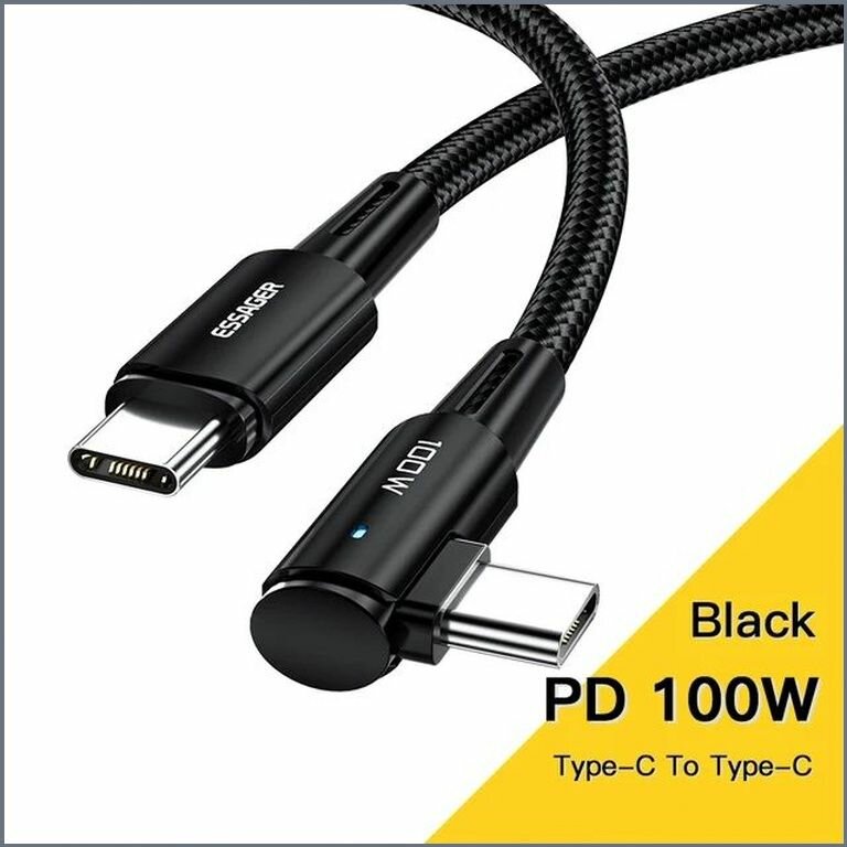 Кабель для мобильных устройств USB Type-C/USB Type-C, 3 м, черный