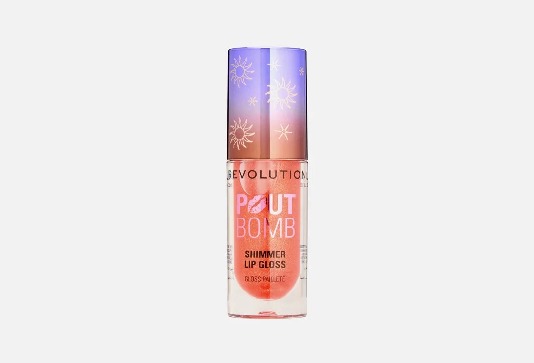 MakeUp Revolution pout Bomb блеск для ГУБ 4.5 мл Orange sunset