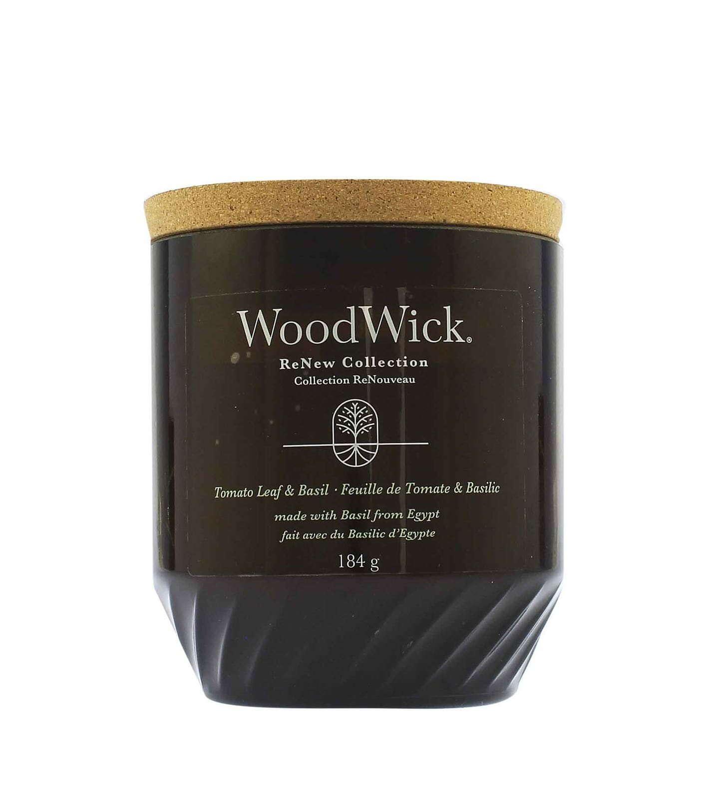 Свеча WoodWick ReNew Tomato Leaf & Basil 184 г