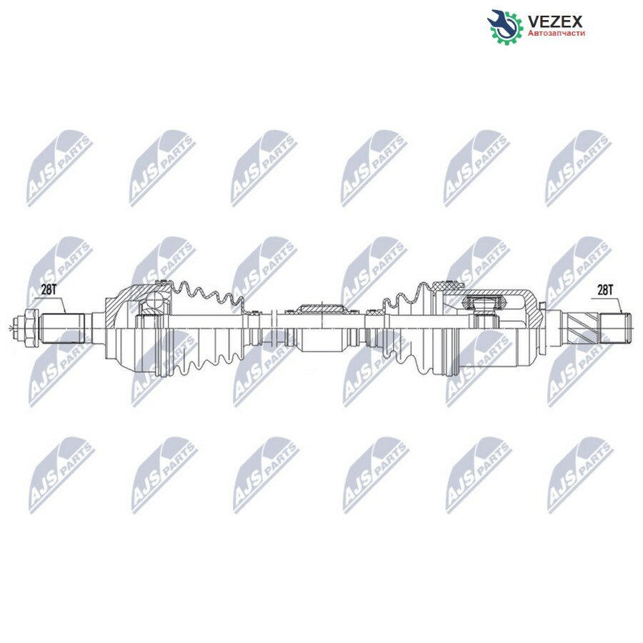 NTY NPW-MZ-060 Вал приводной