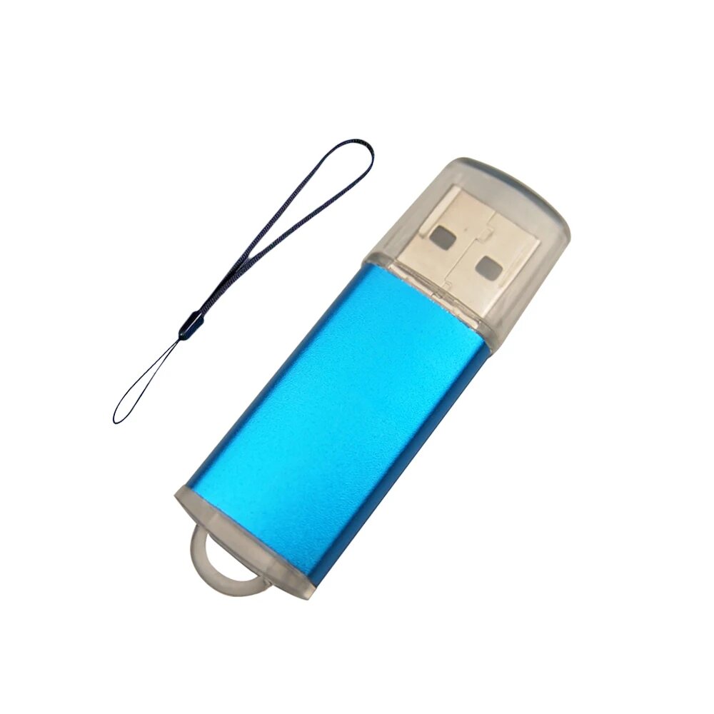 Fivestarsbuy USB флеш-накопитель металлический 8/16/32/64/128 ГБ 4 ГБ, Синий, Blue