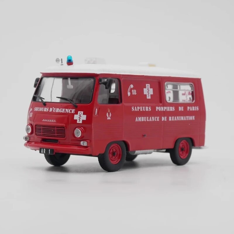 WELLY IXO J7 фургон французская пожарная машина 1:43