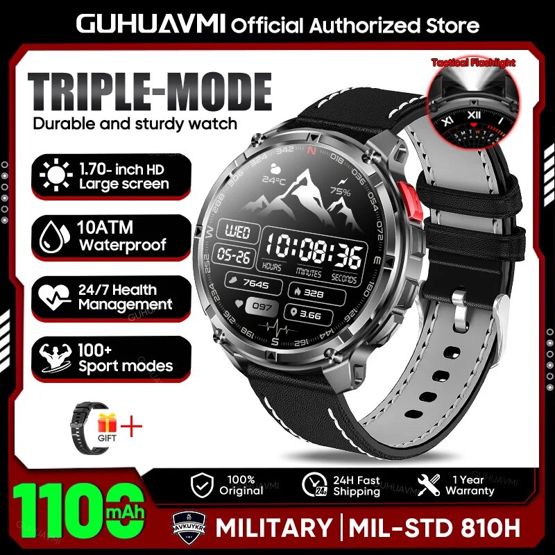 Мужские умные часы T-Rex3 Ultra GPS Starlight Leather
