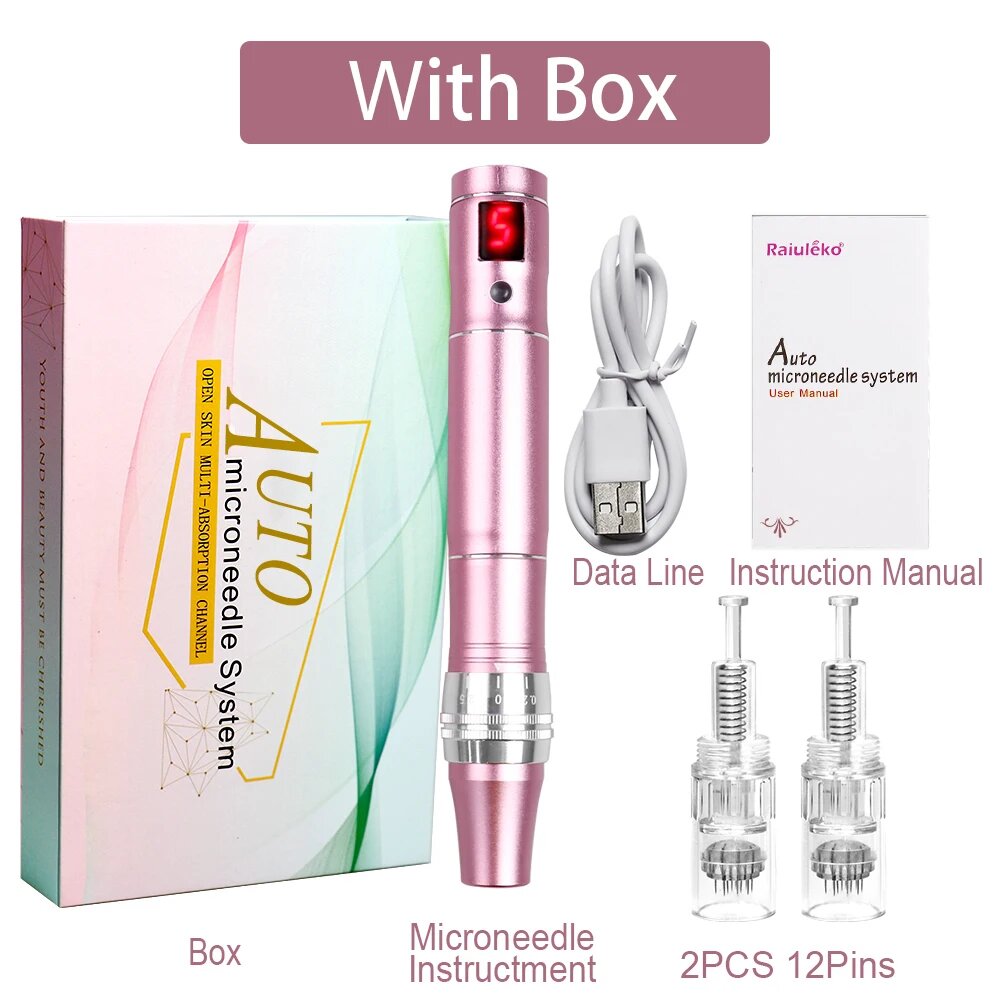 SANPKON Профессиональный Беспроводной Дермапен 0,25 мм Pink with box