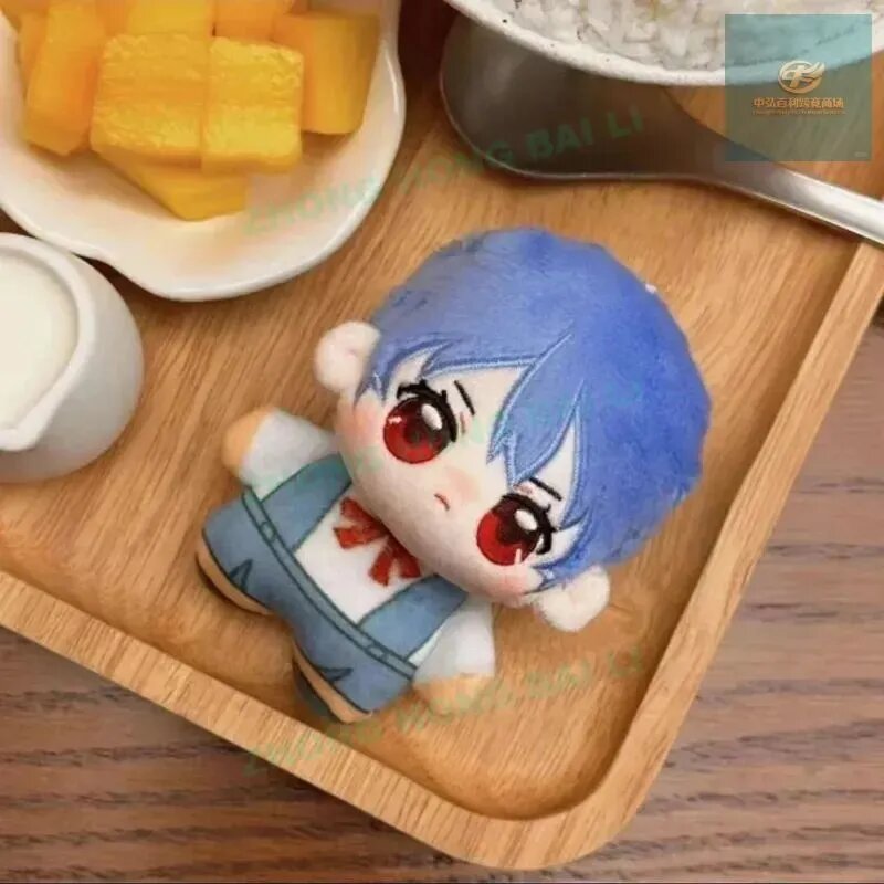 10cm Евангелион нового поколения Рей Аянами мягкие игрушки аниме ; Shinseiki Evangelion Ayanami Rei мягкая игрушка