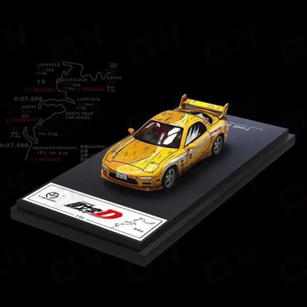 Модель Спортивного Автомобиля Time Micro 1:64 Toyot Ae86. Черная Крышка