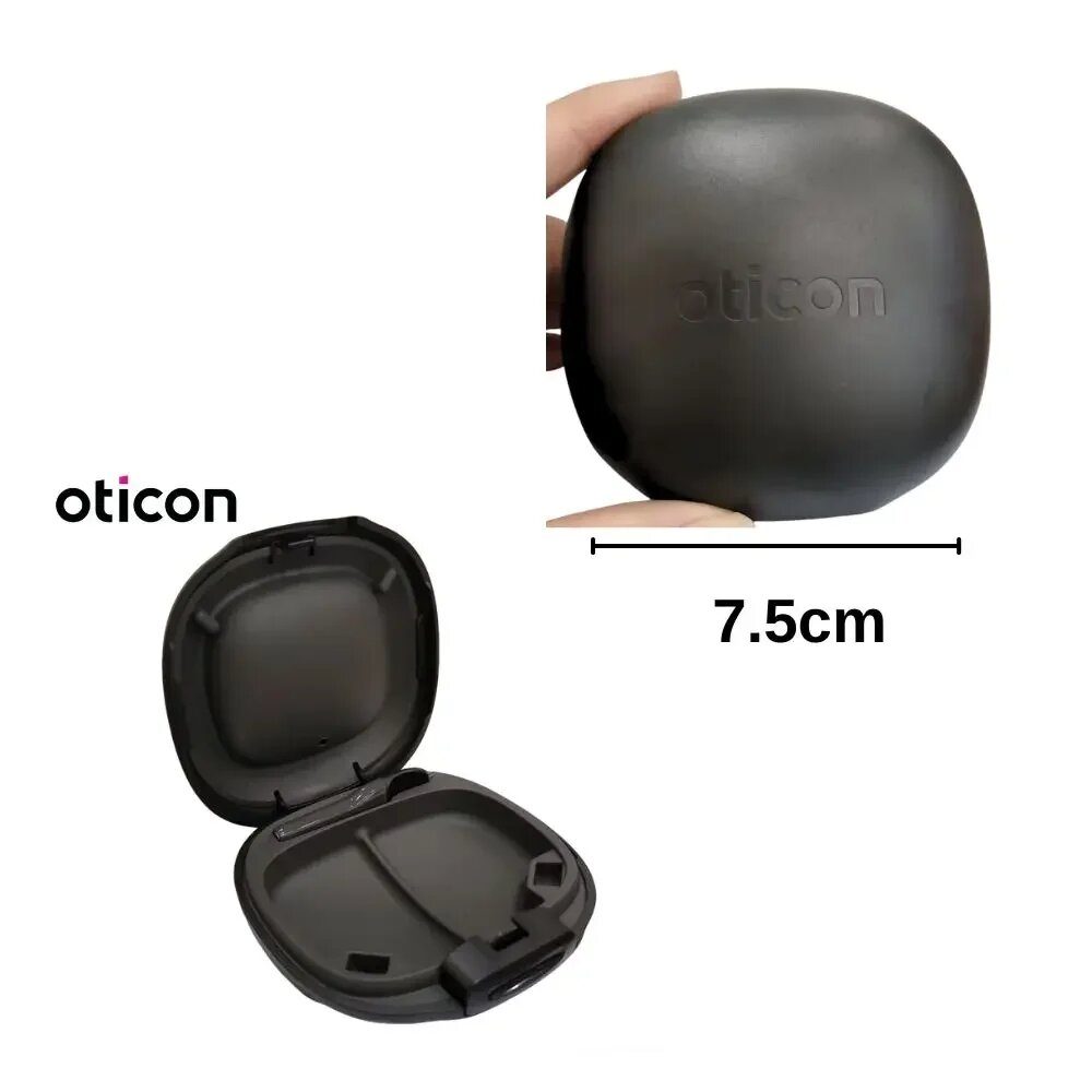 Чехол для слухового аппарата tindodo, белый oticon Black box