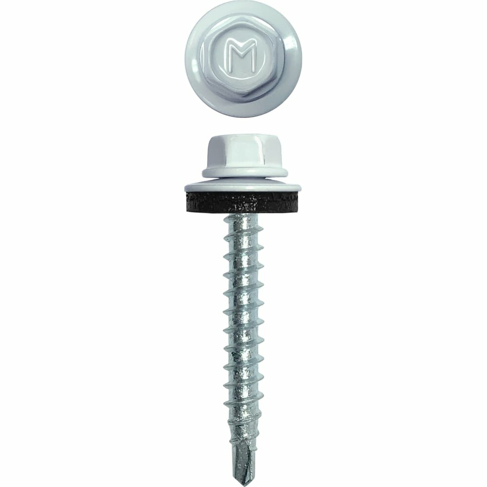Кровельный саморез Daxmer 4,8х35 RAL9003 (250 шт.)