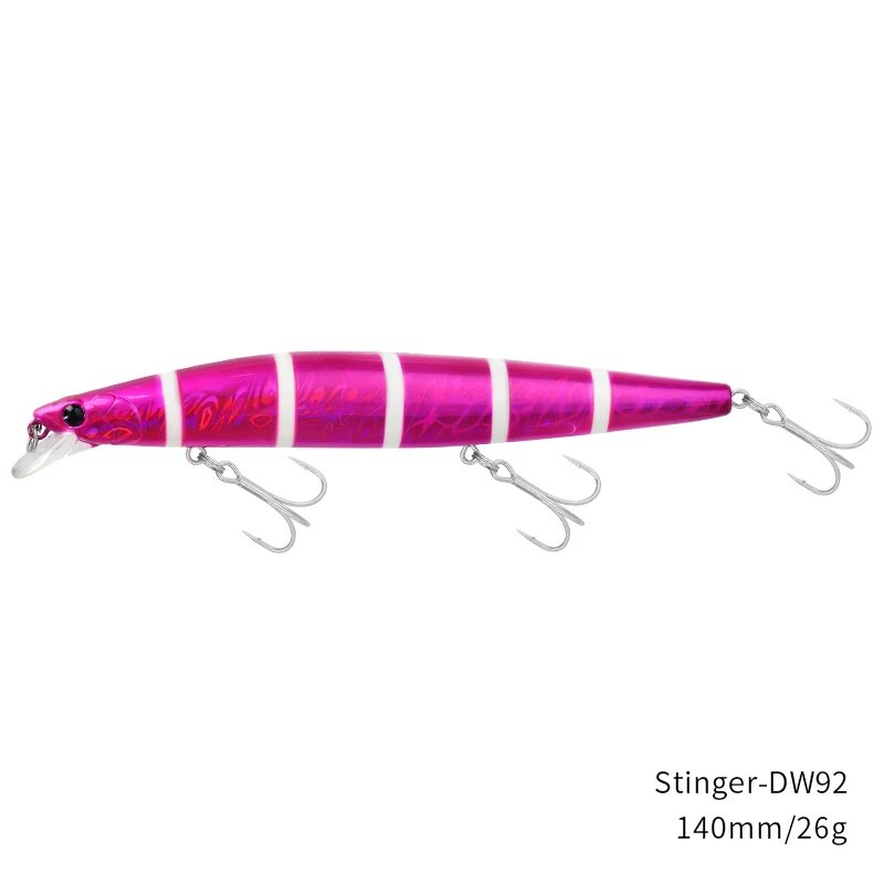 TSURINOYA Stinger 140S рыболовная приманка Розовый, DW92-B