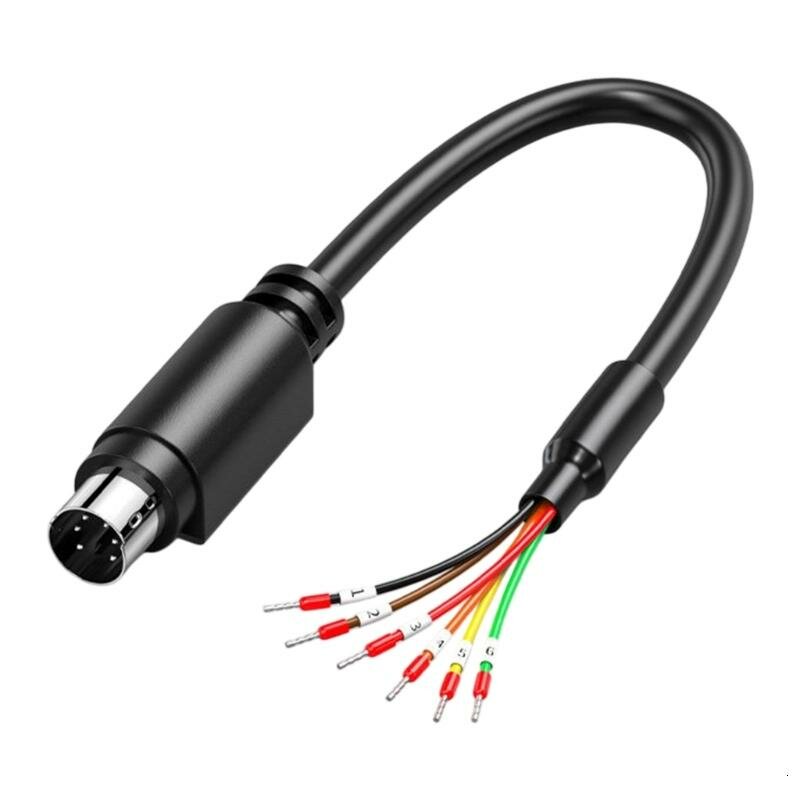 Гибкий кабель 6/8 Pin с нумерацией проводов для усилителя, контакт MD6