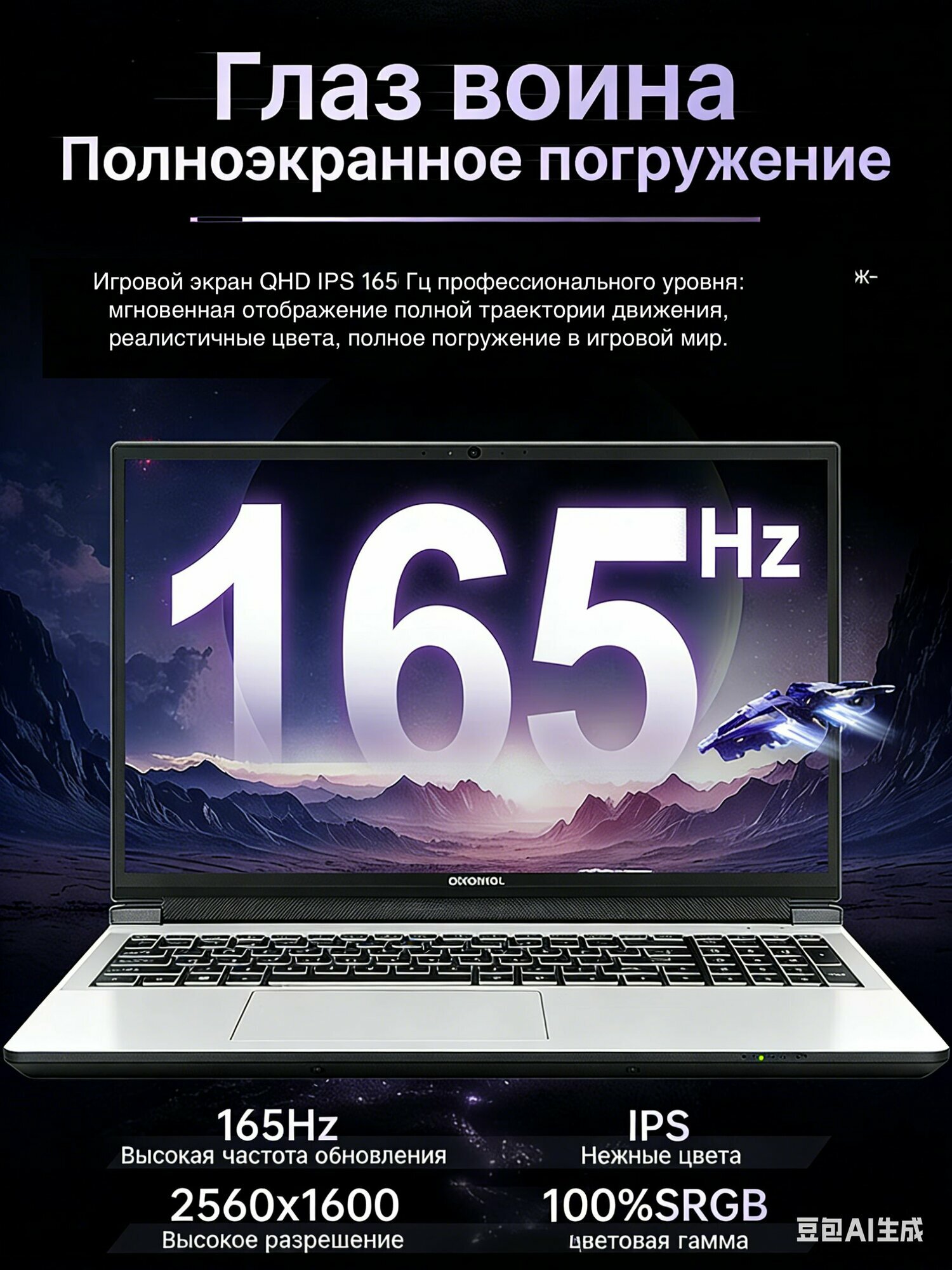 Игровой ноутбук Colorful P16 Pro, i9-13900HX, RTX5070, 16ГБ/1ТБ, Русская раскладка — фото 1