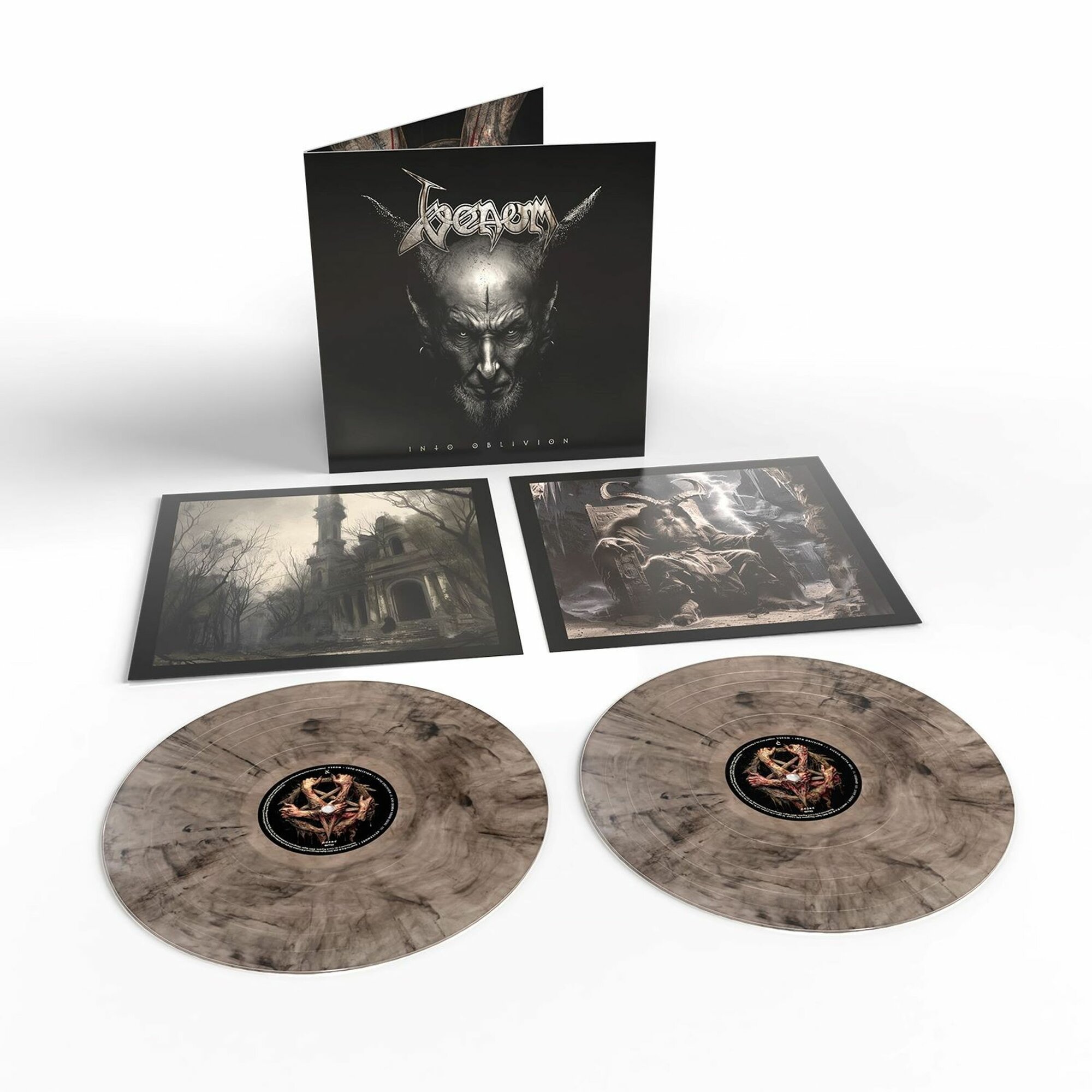 Виниловая пластинка Venom - Into Oblivion (Clear & Black Smoke Vinyl) (2 LP) (1 LP)