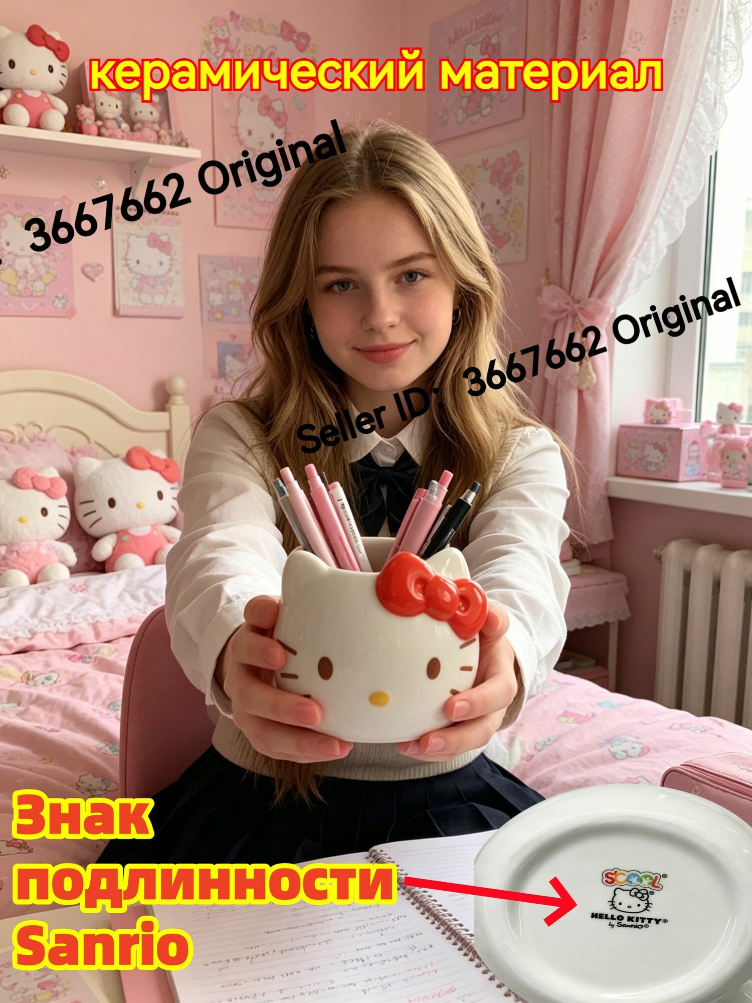 Органайзер хеллоу китти(Hello Kitty) подставка для ручек