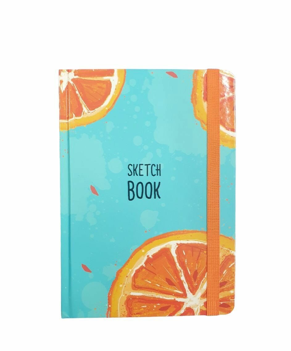 Скетчбук на резинке формат А5