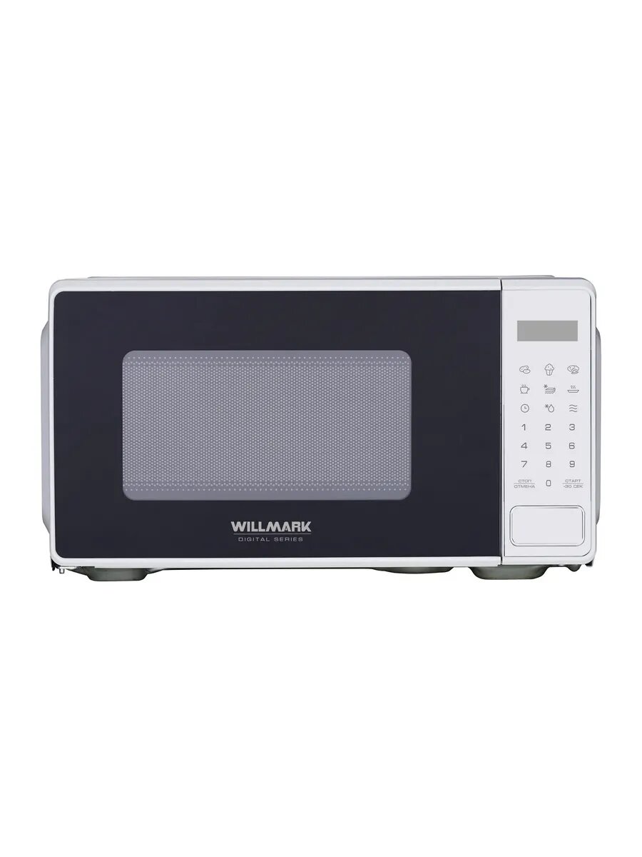 Микроволновая печь WILLMARK WMO-204DW (20 л, 700 ВТ, авторазмор, экспресс-пригот, 11 ур. мощн.)