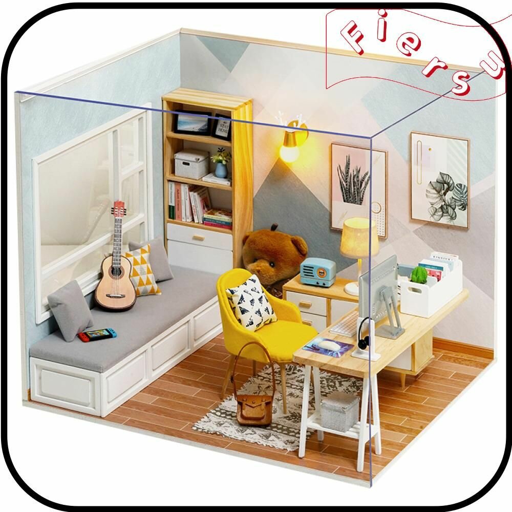 DIY набор игрушечного домика, живописный, для творчества детей