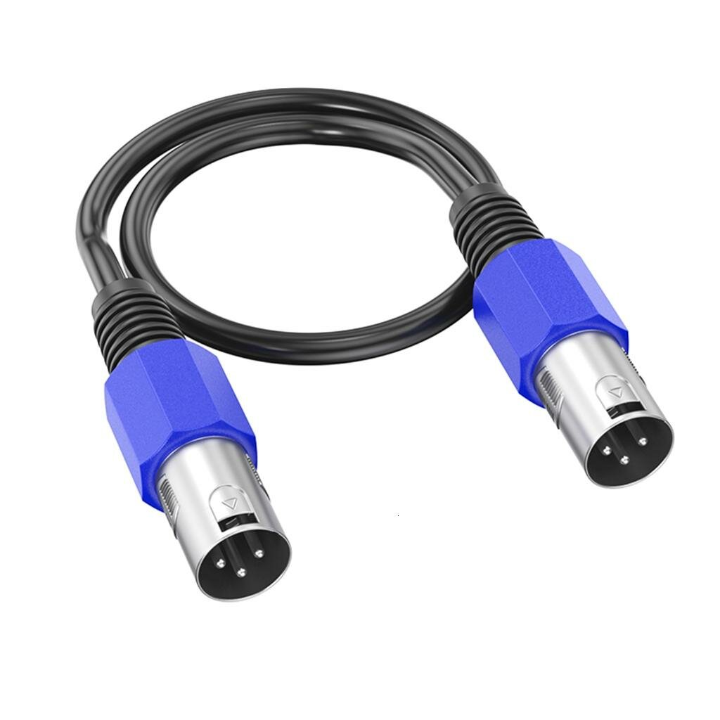 Микрофонный кабель 3Pin, Синий - 8m