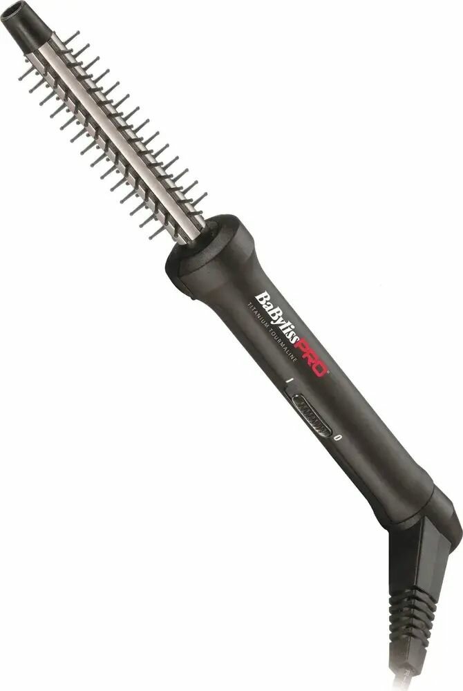 Утюжок для волос BaByliss PRO BAB287TTE, титановотурмалиновые пластины 25 мм, 130230 C, чёрный — фото 1