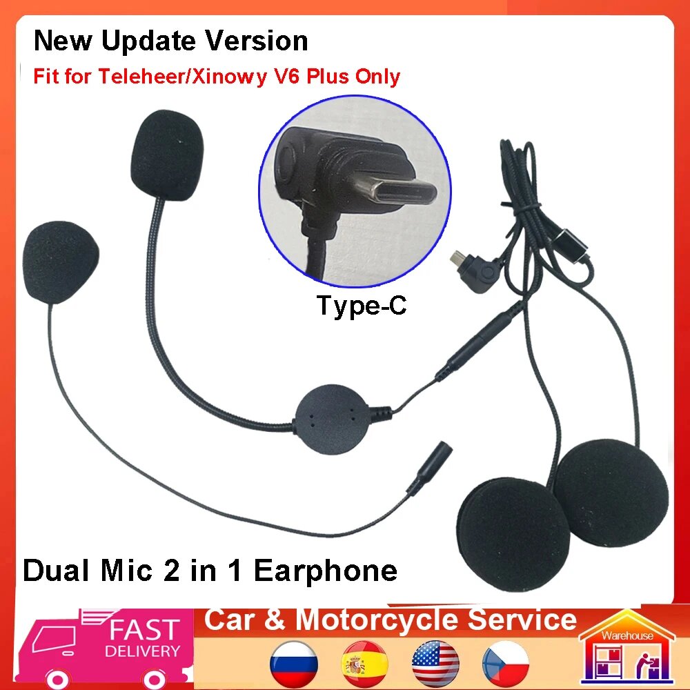 Bluetooth-гарнитура 2pcs черного цвета
