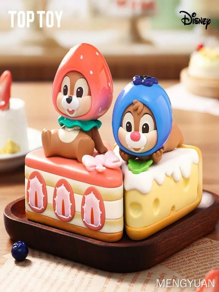 TOPTOY Фигурка Disney Чип и Дейл, серия Приключение с десертами , коллекционный сюрприз бокс, подарок