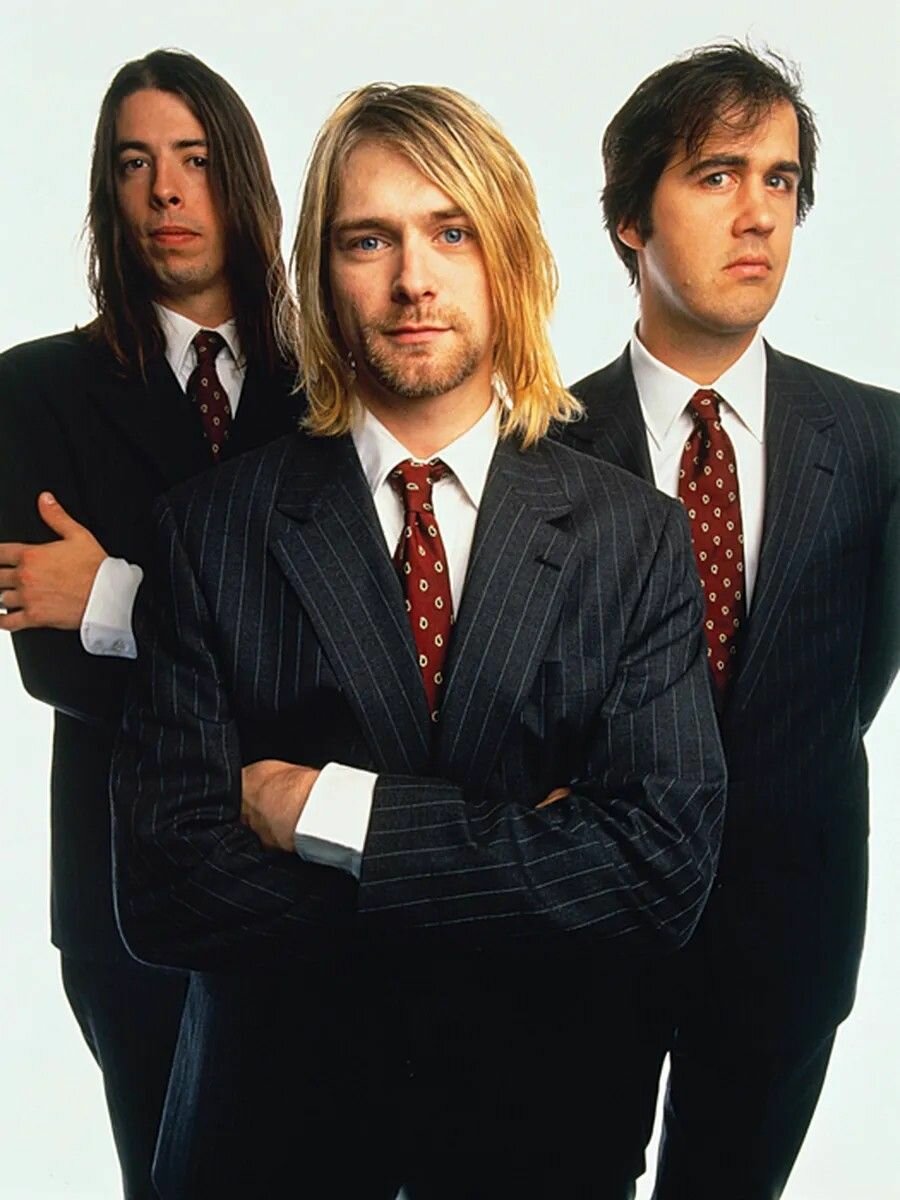 Постер для интерьера на стену (40х50 см). Группа Нирвана (Nirvana)