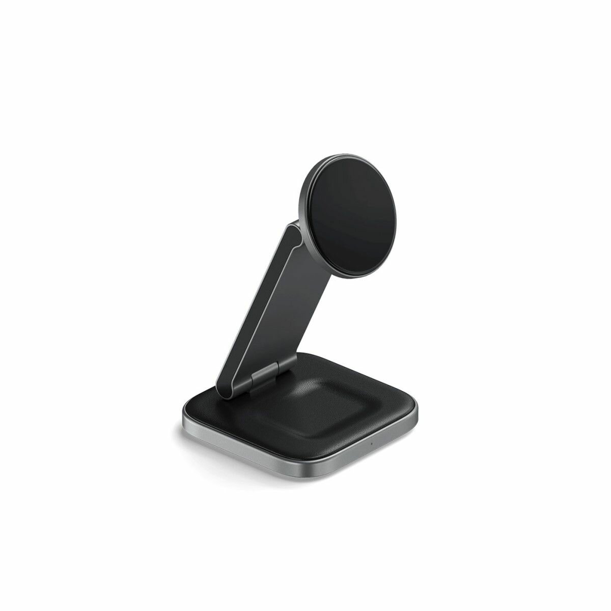 Беспроводное зарядное устройство Satechi 3-in-1 Foldable Qi2 Wireless Charging Stand, 25Вт, Серый ST-Q31FM-EA