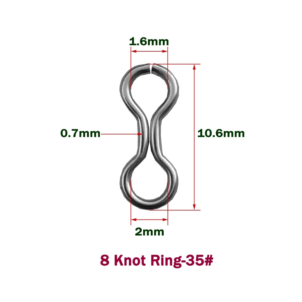 Жесткая приманка Top Tackle Industries CF 30~46 8 KR-35-500pcs