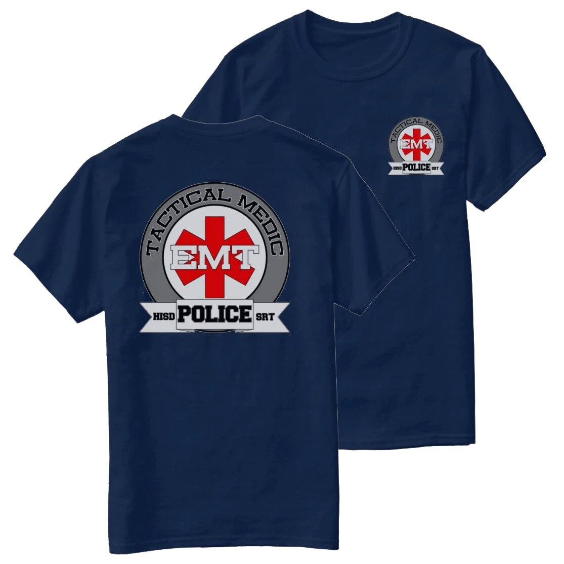 EMT Star of Life Тактическая медицинская футболка из 100% хлопка с круглым вырезом и коротким рукавом Летняя повседневная мужская футболка Уличная одежда