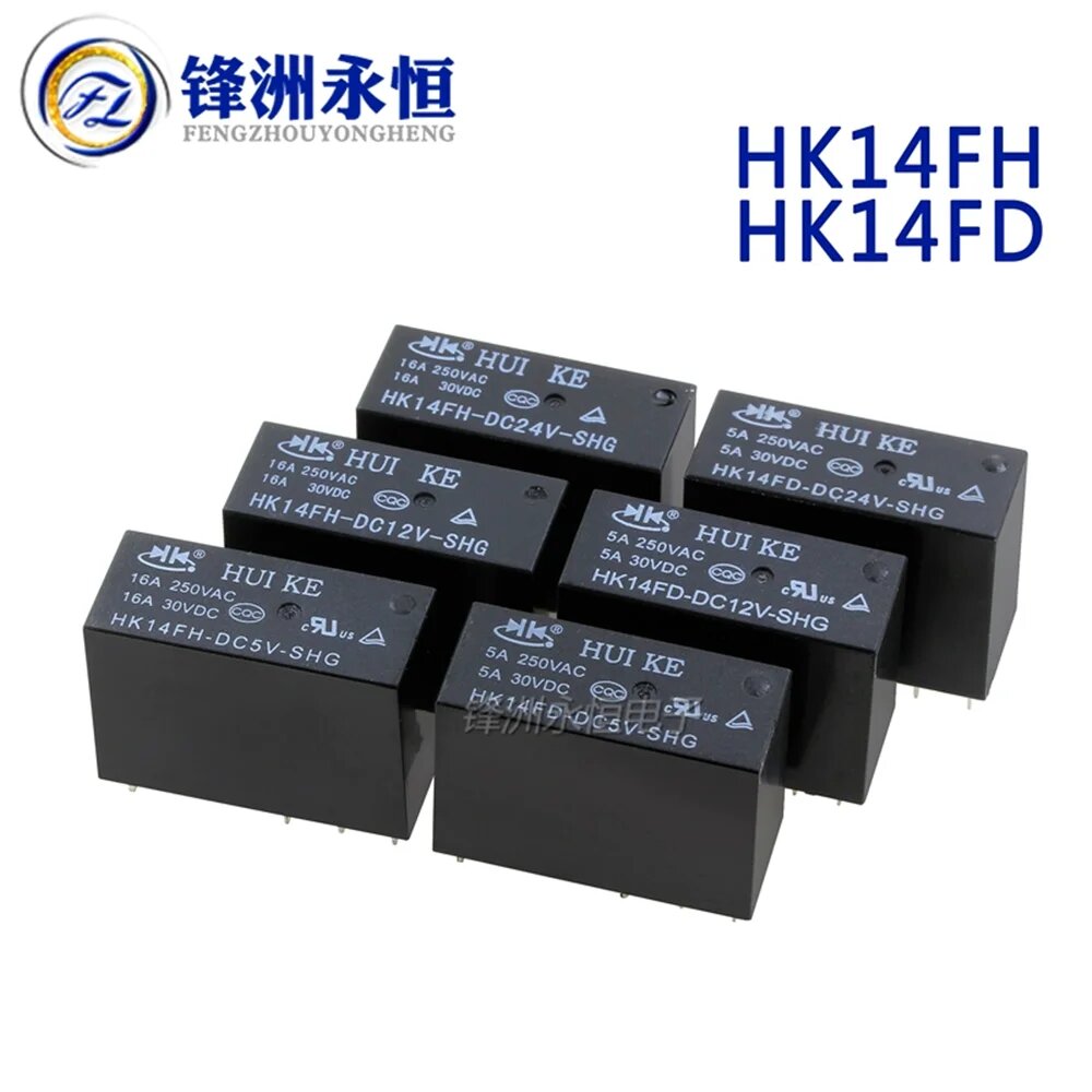 Оригинальное реле HK14FD-HK14FH 8-контактное 5A16A HK14FD-DC24V-SHG5A