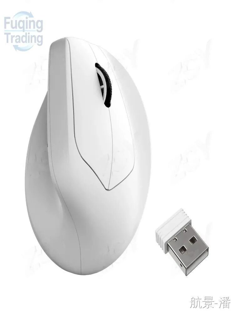 Keychron M5 8K Мышь Беспроводная: Частота Возврата 8000Hz, Датчик PAW3950, 30000 DPI, Подключение 2.4G/Блютуз 5.3/Проводное, Белый